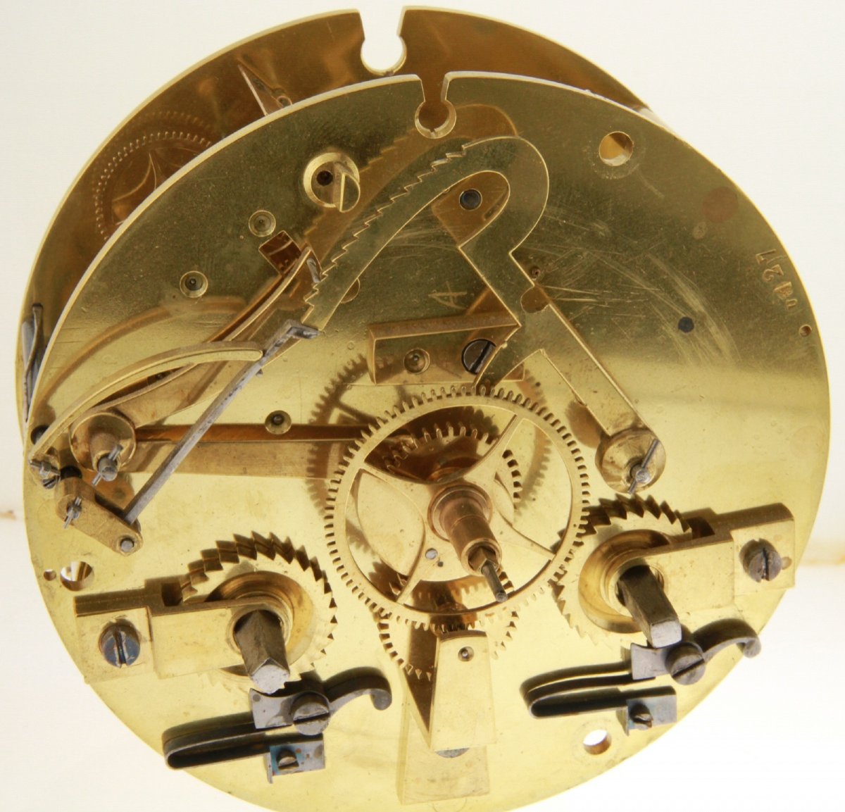 Proantic: Pendule Rare de Louis-Achille Brocot A Deux Roues