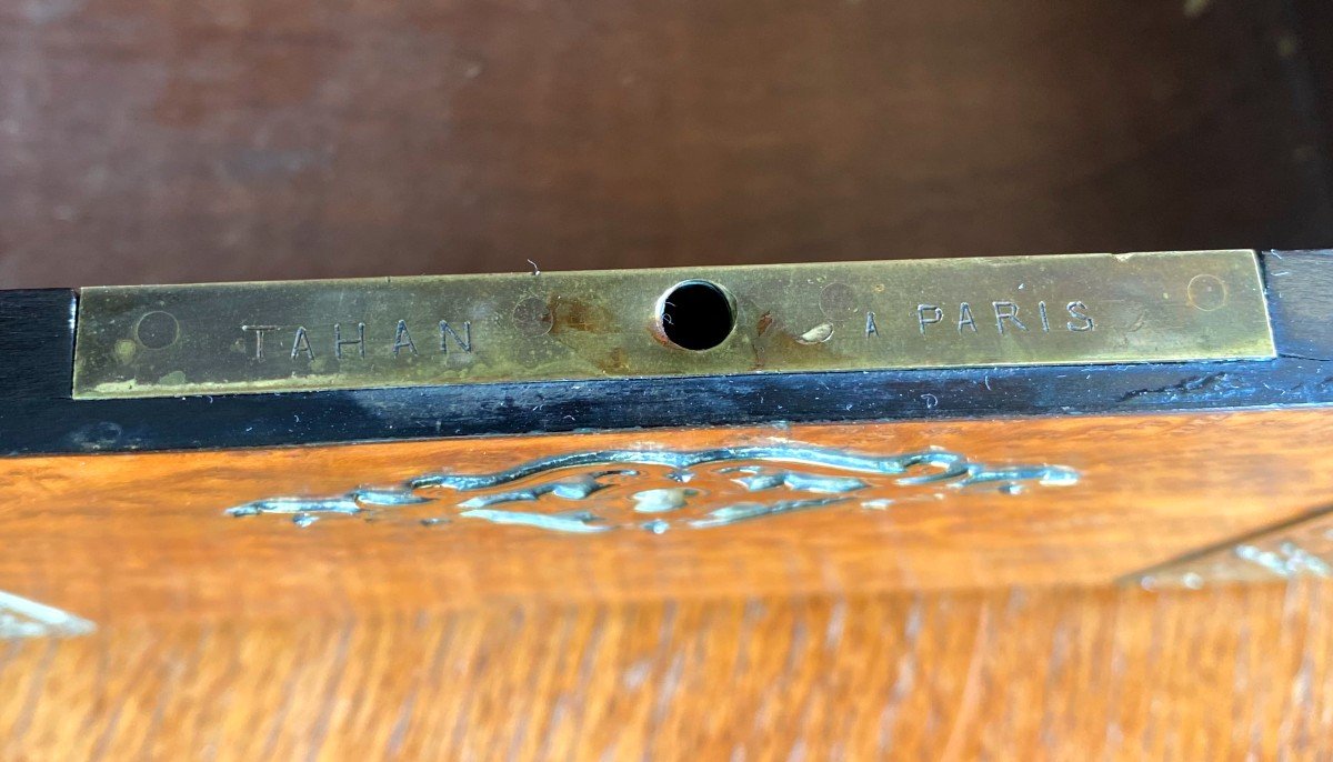 Proantic: Tahan Paris - Napoleon III Box Thuja Burl And Inlay - 19th C