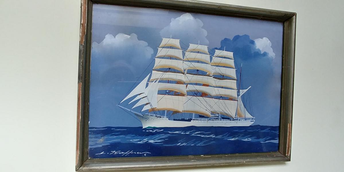 Proantic: Léon Haffner (1881-1972) - Three Masts