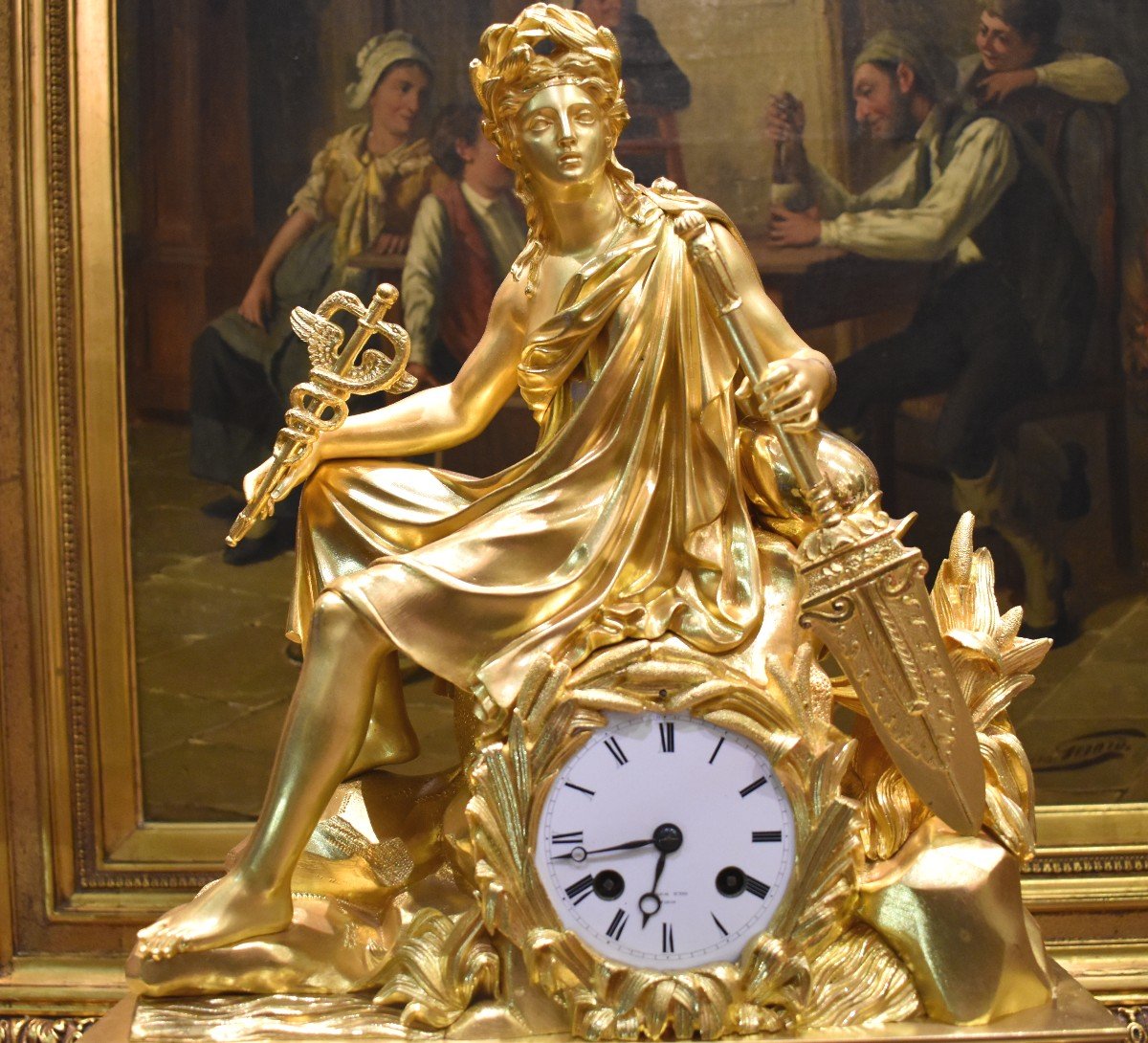 Important Signed Mythological Pendulum