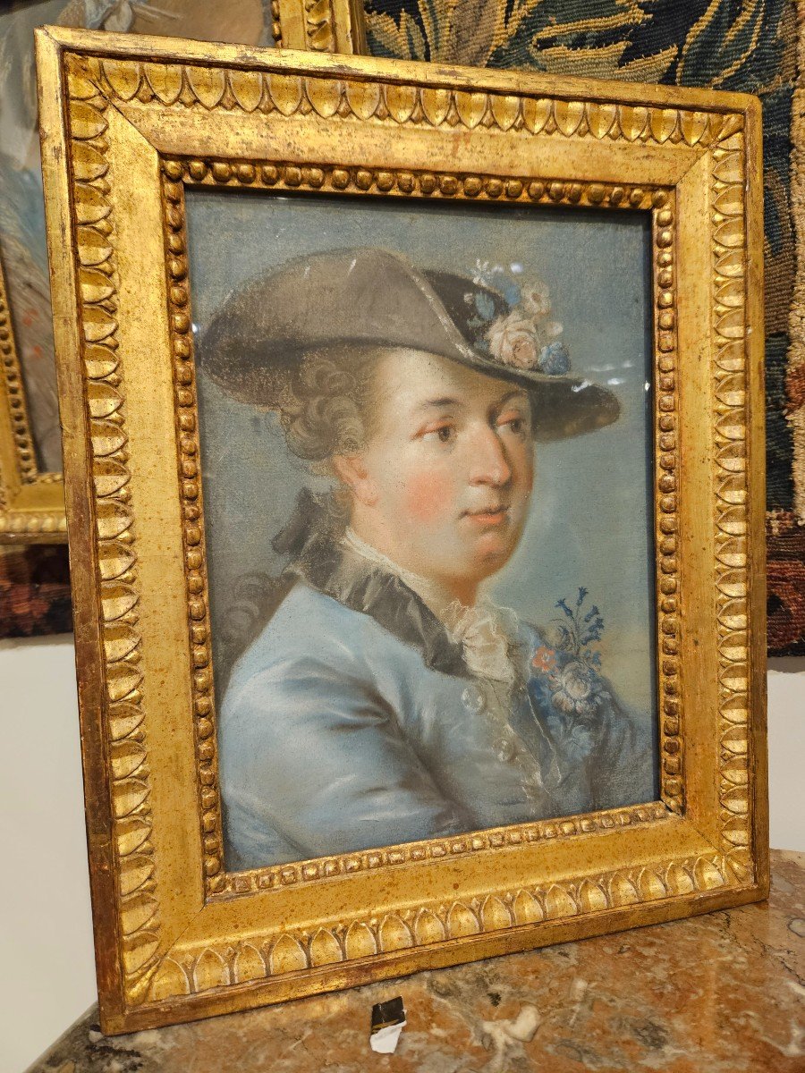 Proantic: Suite De Quatre Portraits "Pastel" Fin XVIII ème