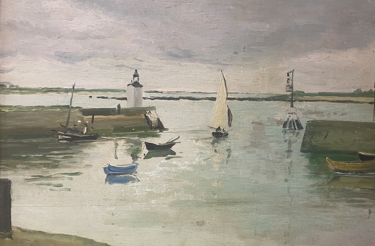Proantic: Jean Helleu 1894-1985, Saint Vaast, Oil