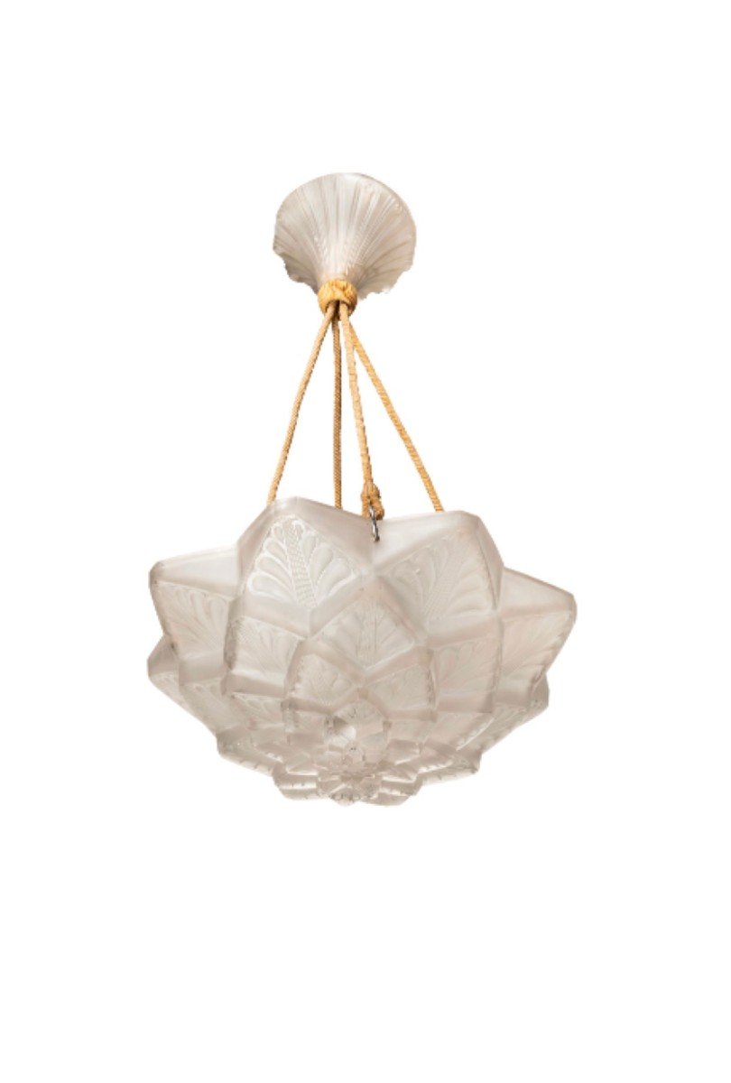 Proantic: René Lalique: Vasque Ceiling Light
