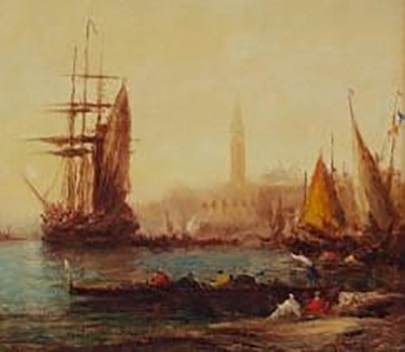 View Of Venice, Alfred Felix August Bachmann (1863-1956)