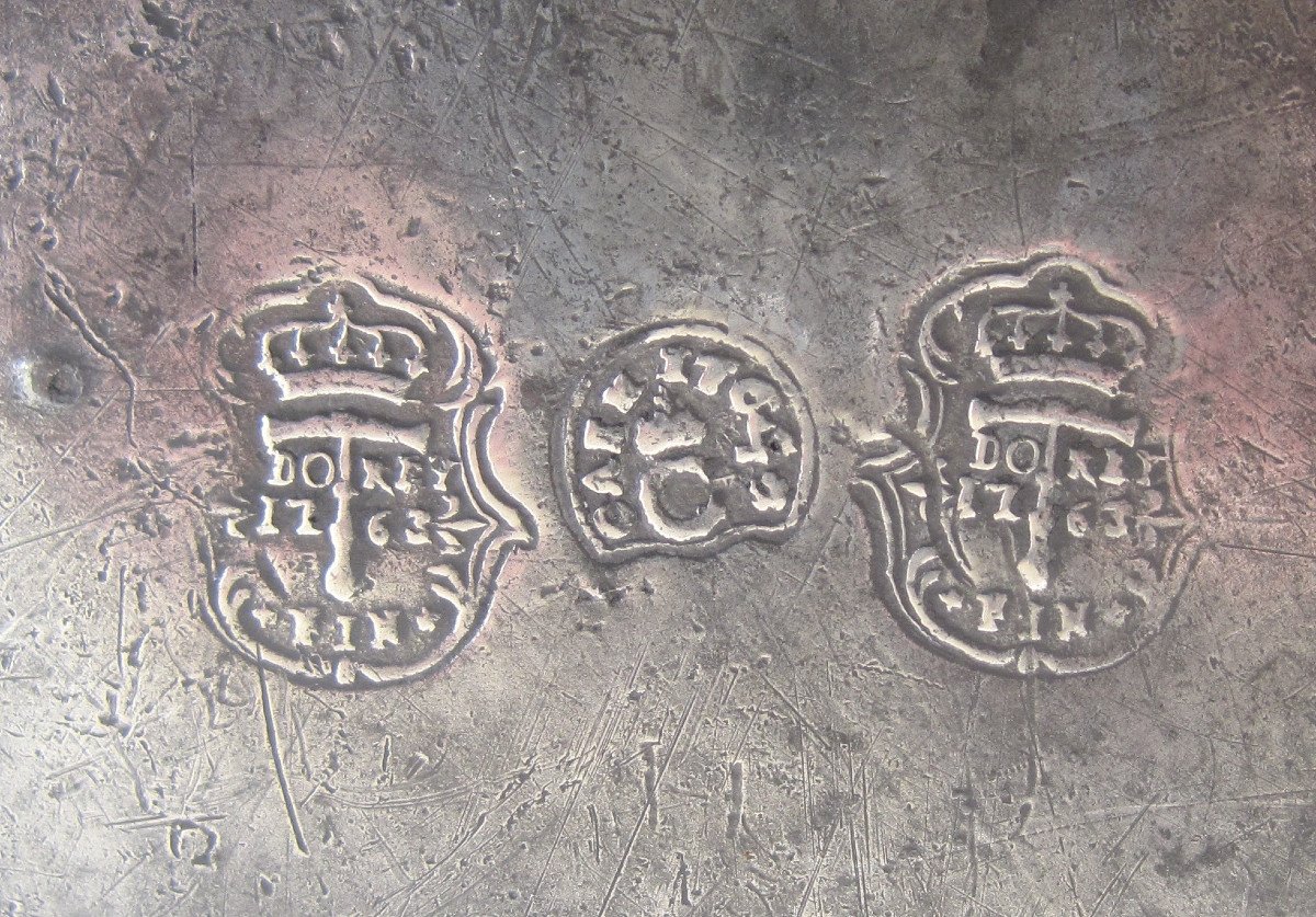 Proantic: Pewter Plate. Caen. 18th Century.