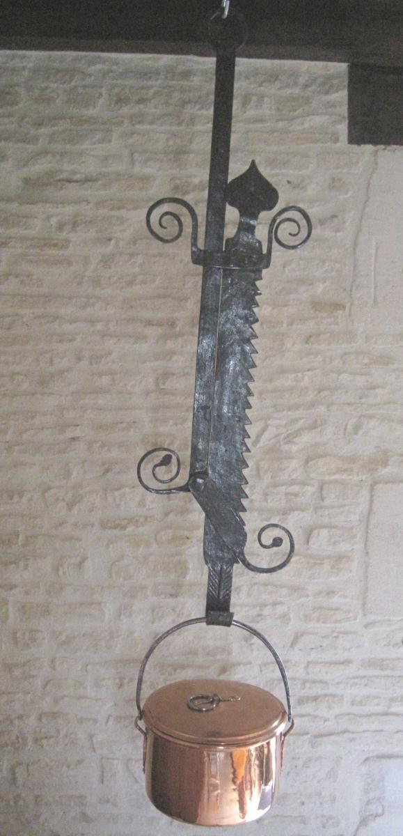 Proantic: Cauldron Covered - Copper Kettle. Eighteenth Century.