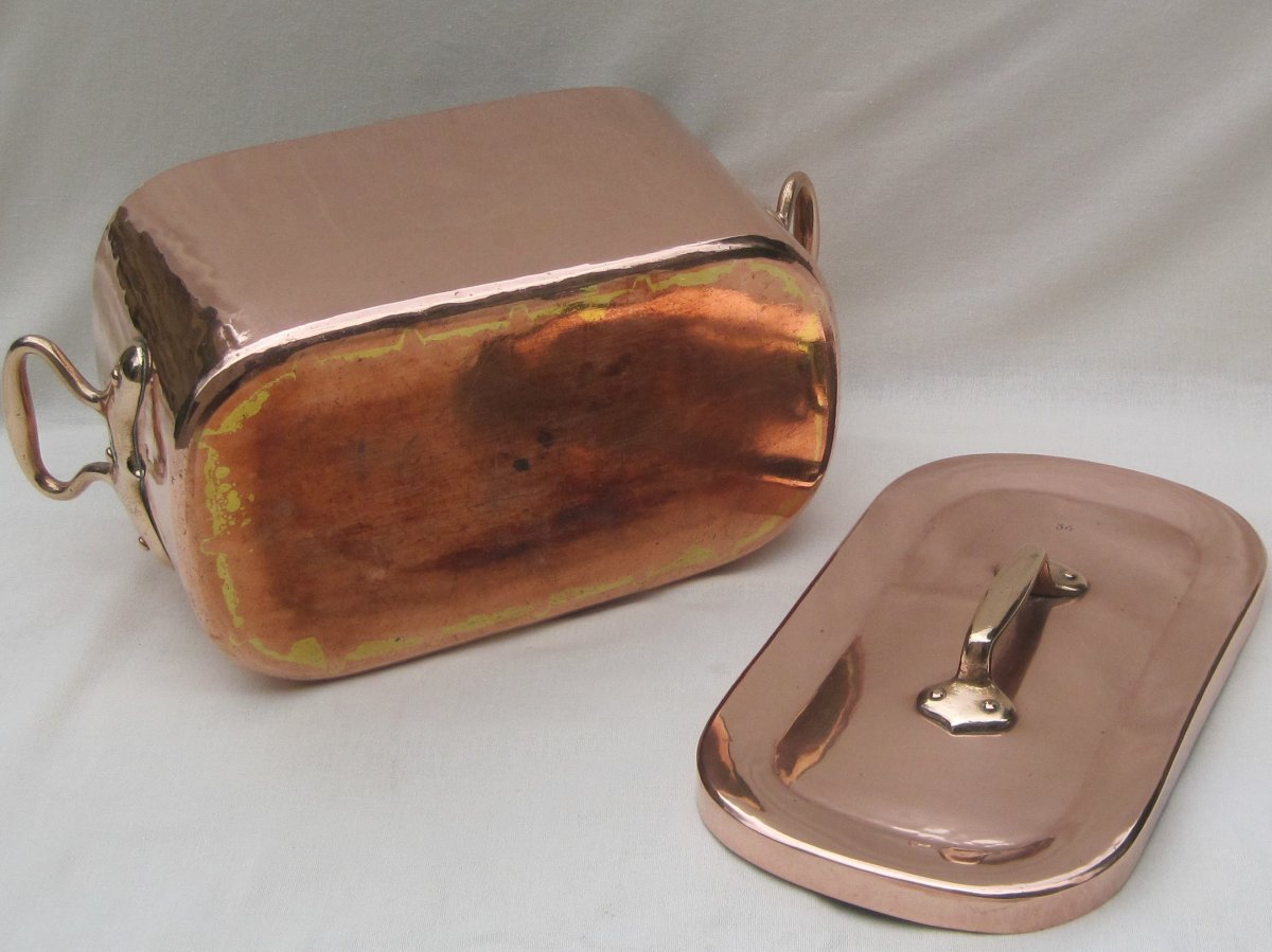 Proantic: Copper Braising Pan. 19th Century.