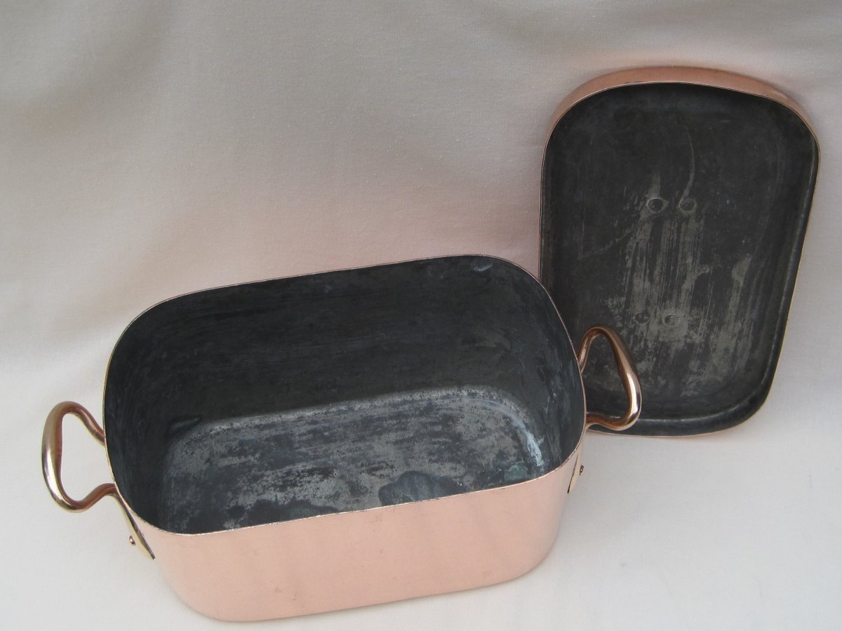 Proantic: Copper Braising Pan. 19th Century.
