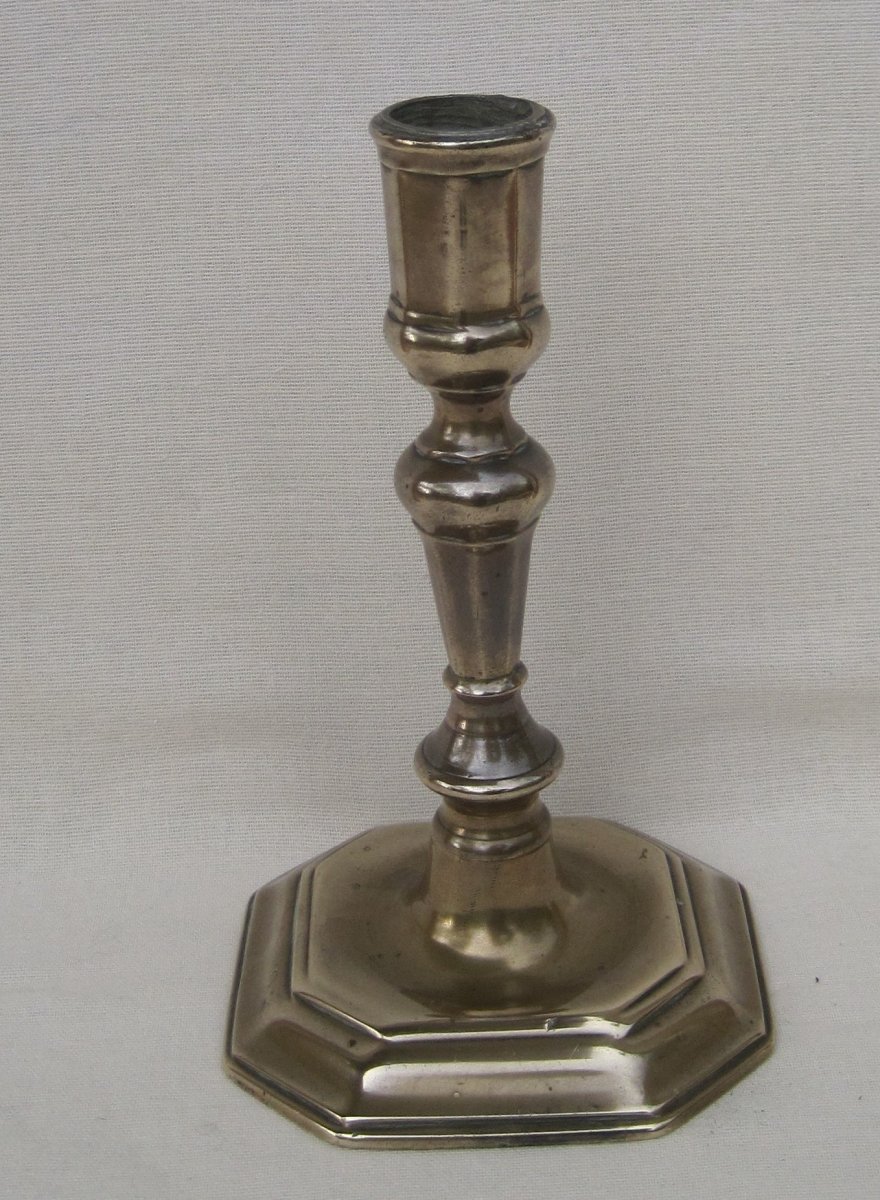 Proantic: Bronze Torch. 17th-18th Century.