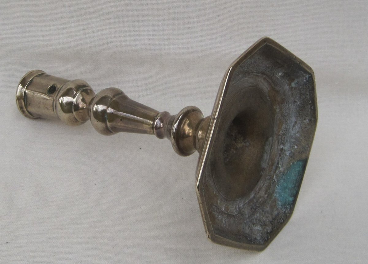 Proantic: Bronze Torch. 17th-18th Century.
