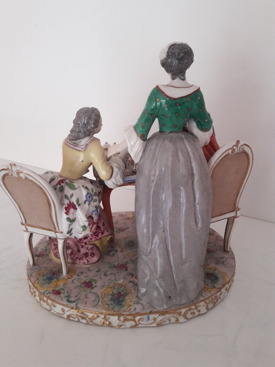 Proantic: Porcelain Group Signed Samson