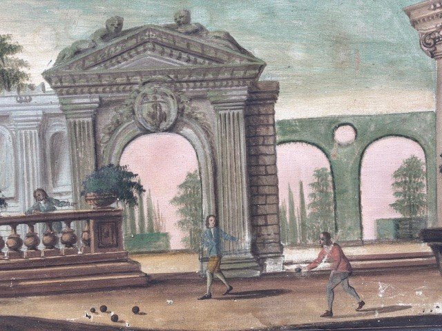 Proantic: Pair Of Tempera Paintings With Period Frames