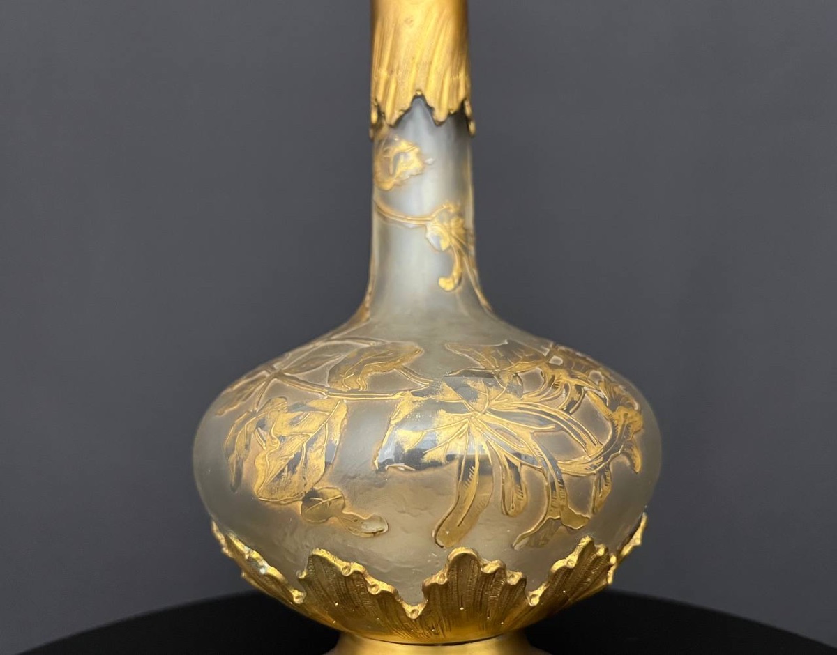 Proantic: Service à liqueur Art Nouveau, signé Victor Saglier – France