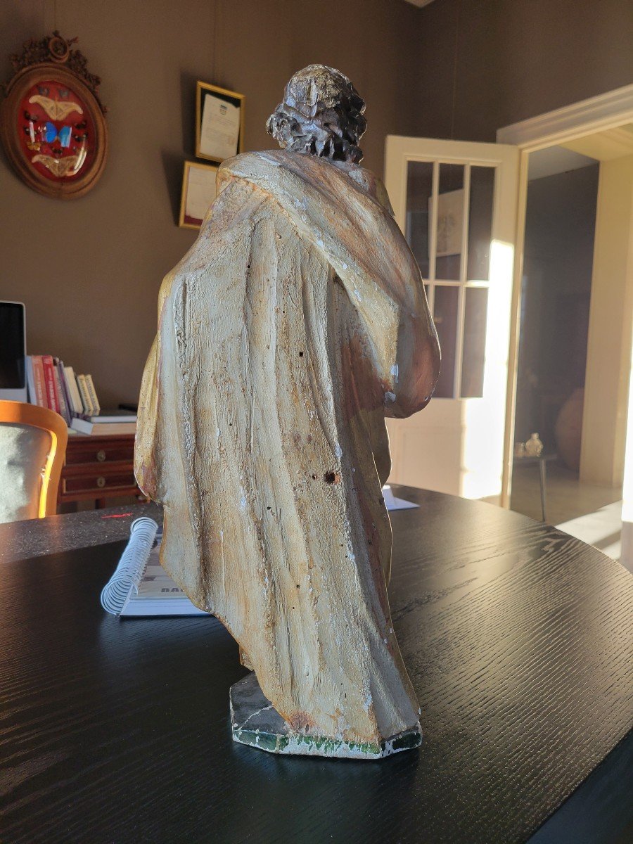 Proantic: Statue Representing Christ From The 18th Century Louis XVI G