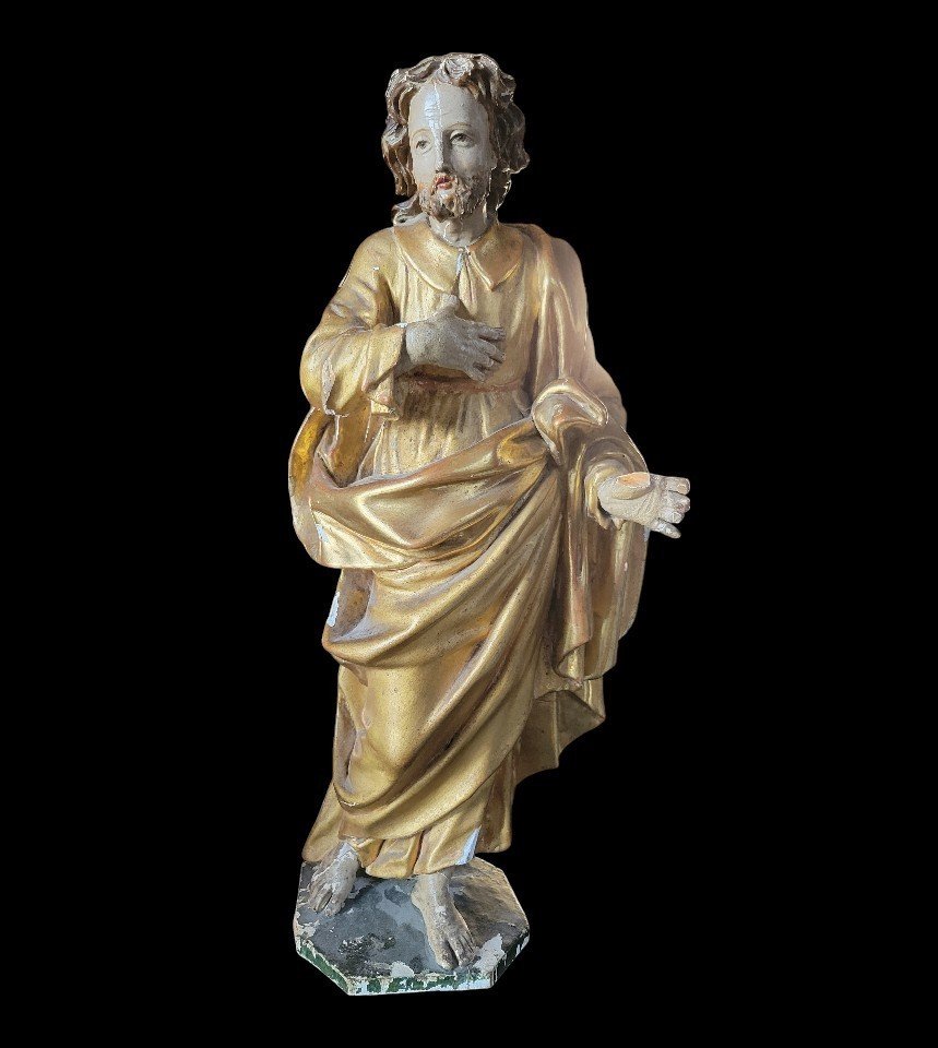 Proantic: Statue Representing Christ From The 18th Century Louis XVI G