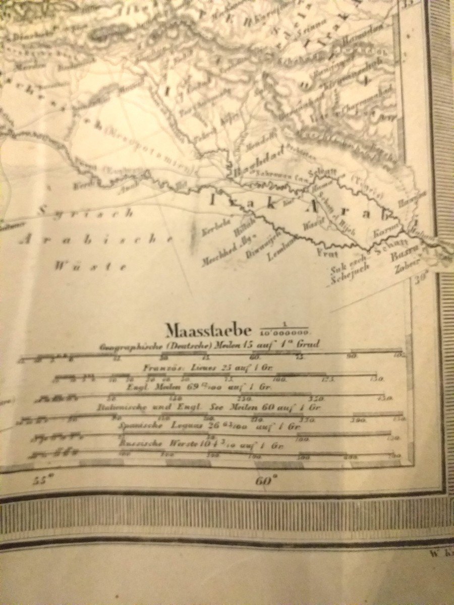 Proantic: Old Map Europe Weimar Geographische Institut 1857