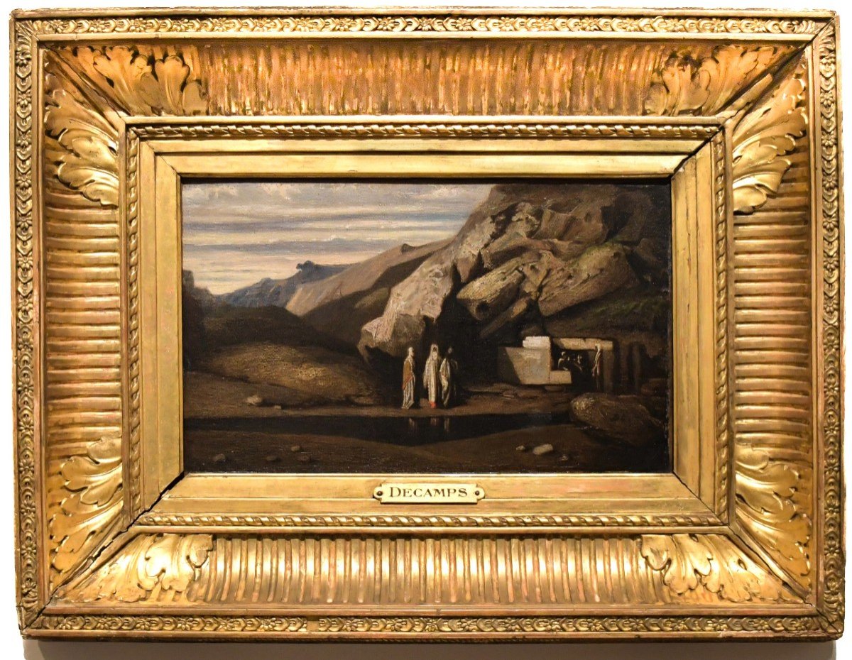 Proantic: Alexandre Gabriel Decamps (1803-1860), Les Porteuses d'Eau A