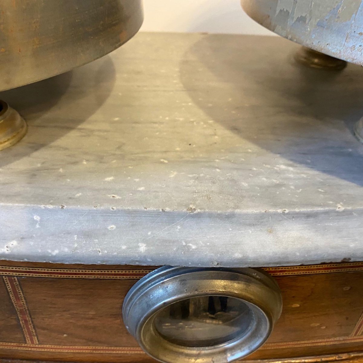 20th Century Liberty Scale With Floral And Bronze Inlays