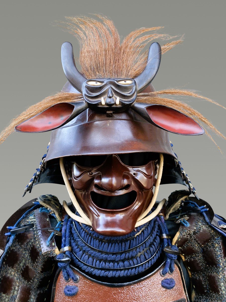 Proantic: Armure De Samurai Fin Edo XVIII Eme ( 1603-1868) Avec Kabuto