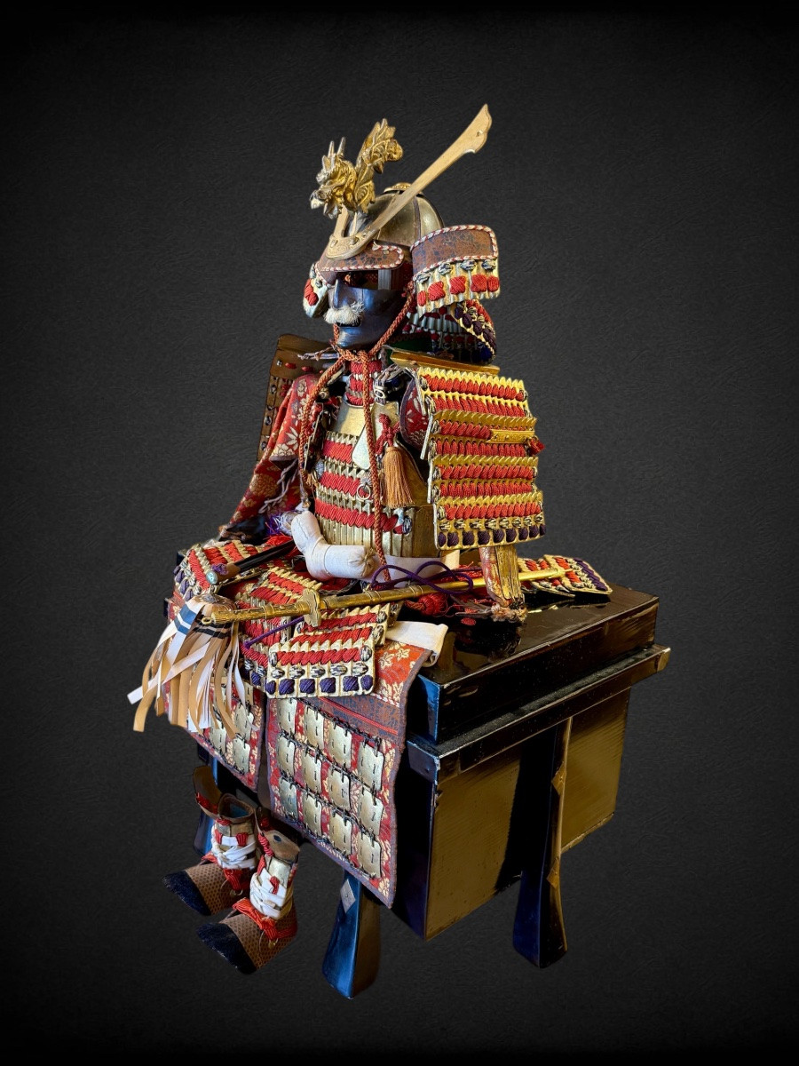 Proantic: Armure Miniature Pour La Cérémonie Du Genpuku Ou Seijin Shik