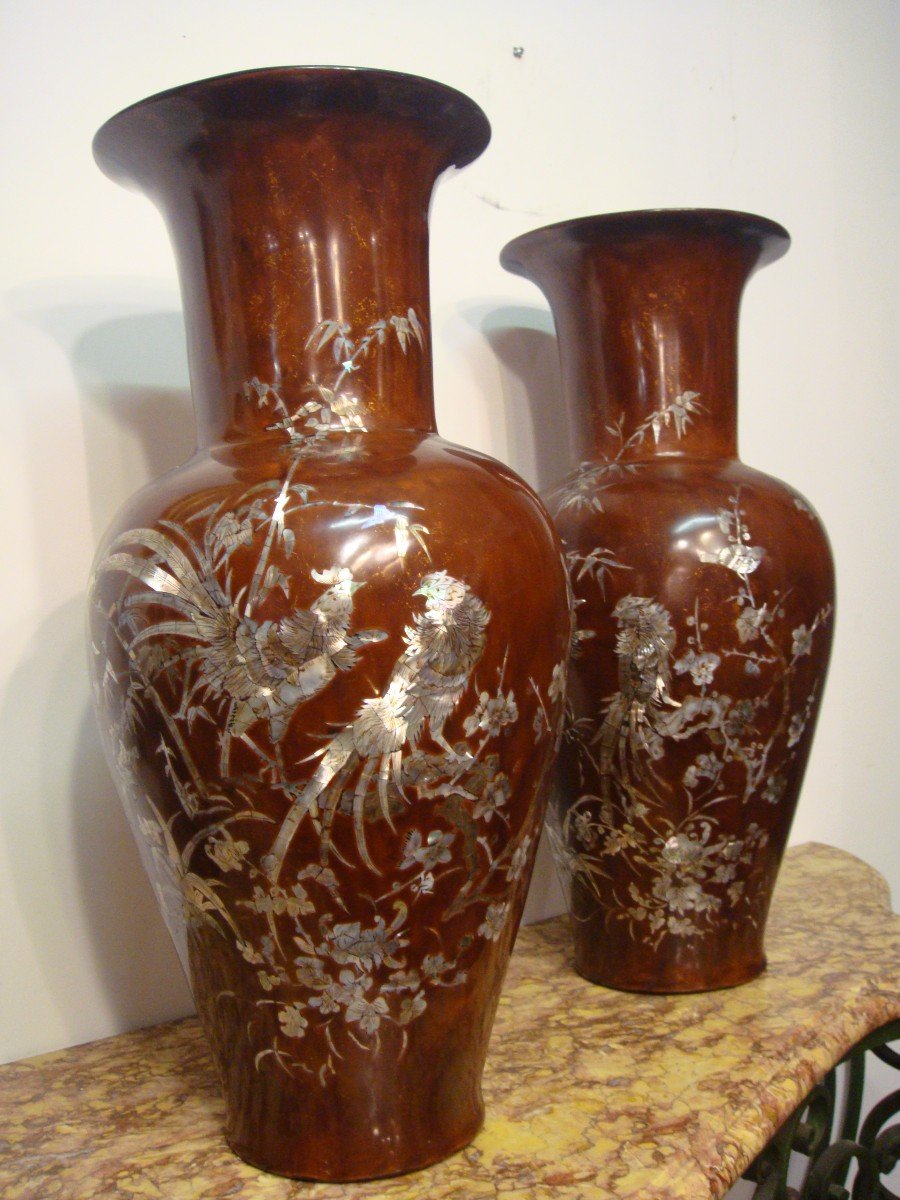 Proantic: Pair Of Vietnamese Vases