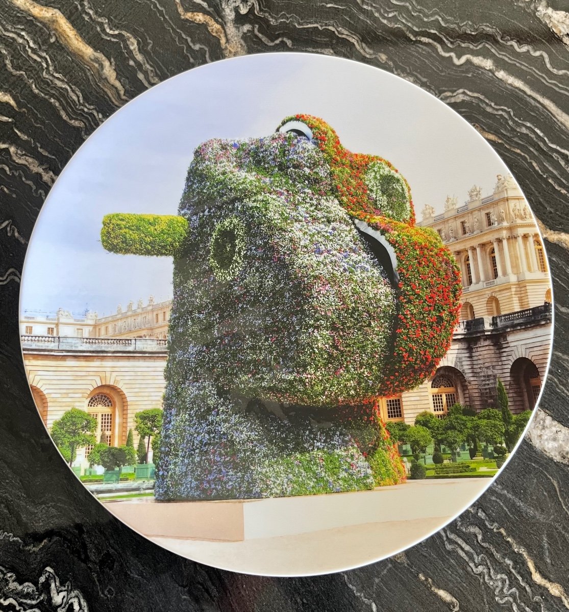 Proantic: Rare Jeff Koons Porcelain Dish Limited Edition 32 Cm