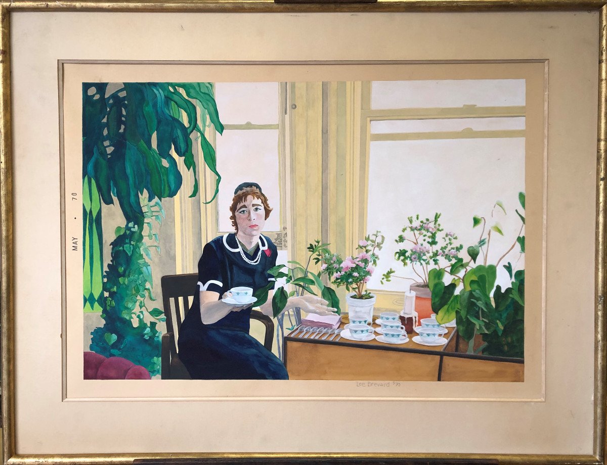 Proantic: Lee Brevard (1949-1994) American: "woman In An American Inte