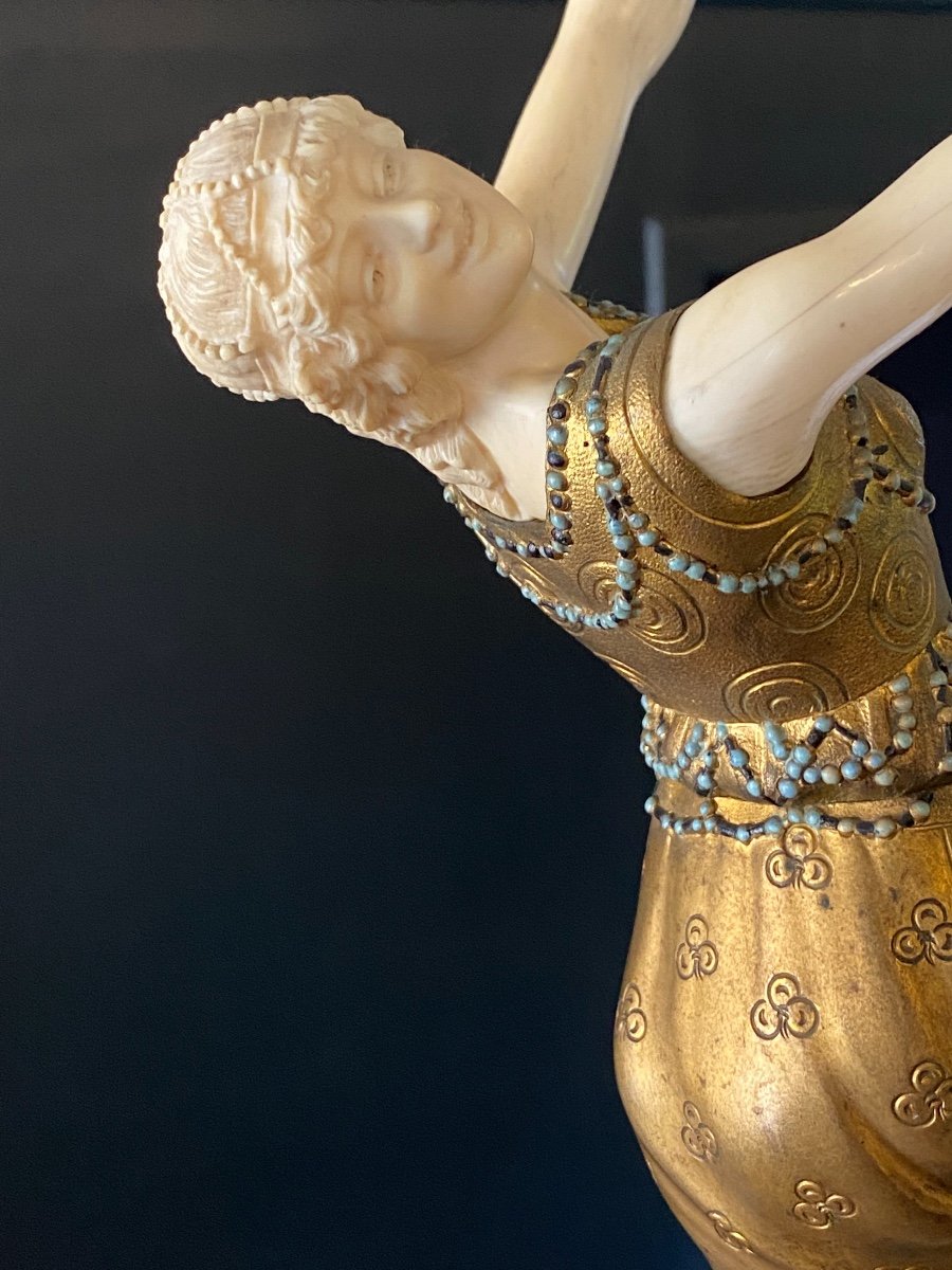 Proantic: Descomps Joe - Chryselephantine Statue