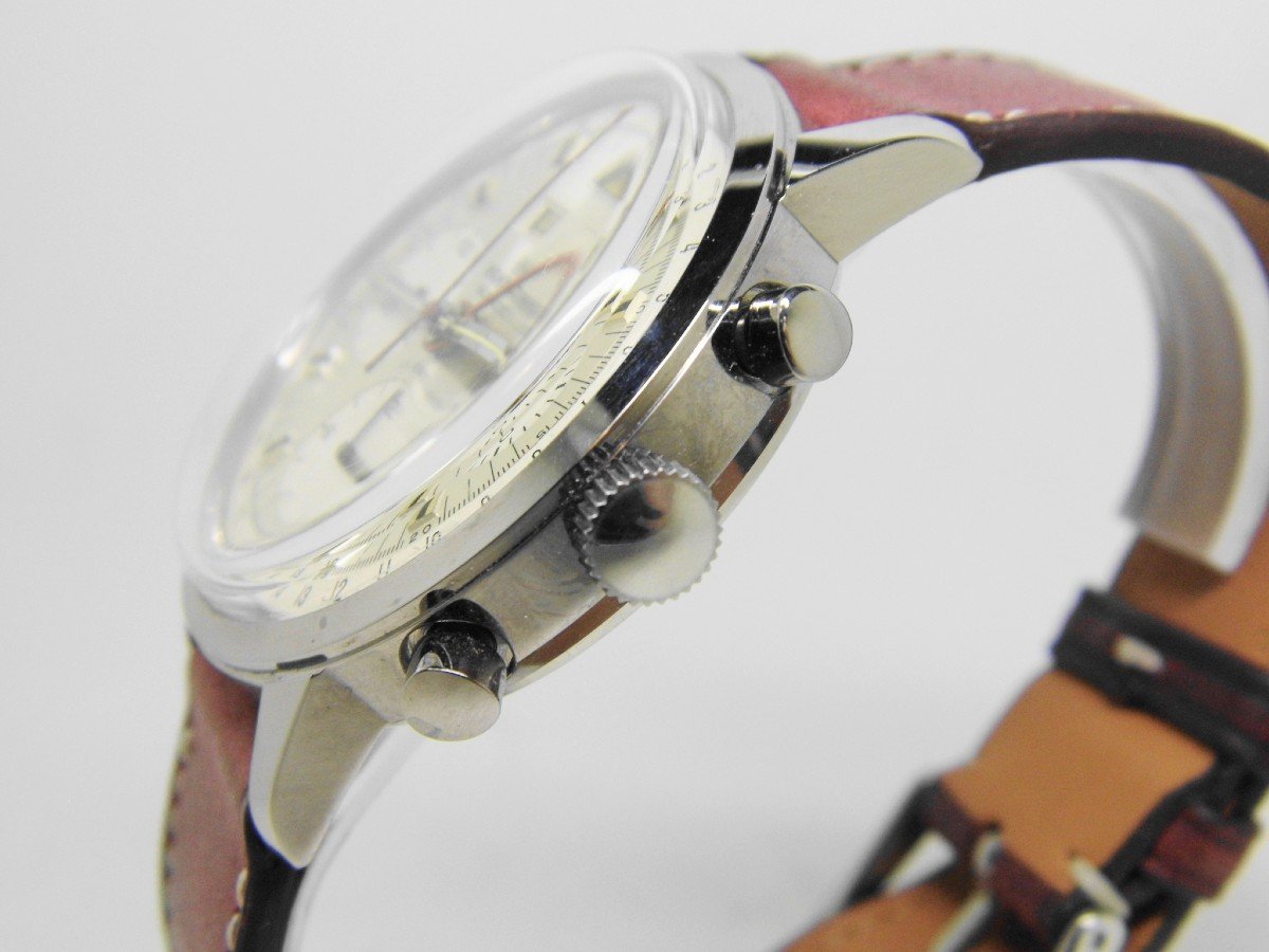 Proantic: Chronograph Watch "wakmann" Valjoux Movement 72c Steel Case