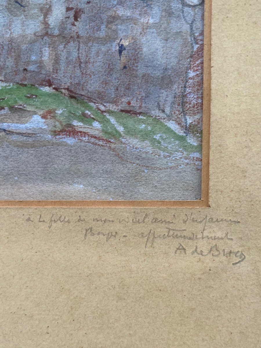 Proantic: Aquarelle ( Alexis Louis De Broca ) 1868-1948)