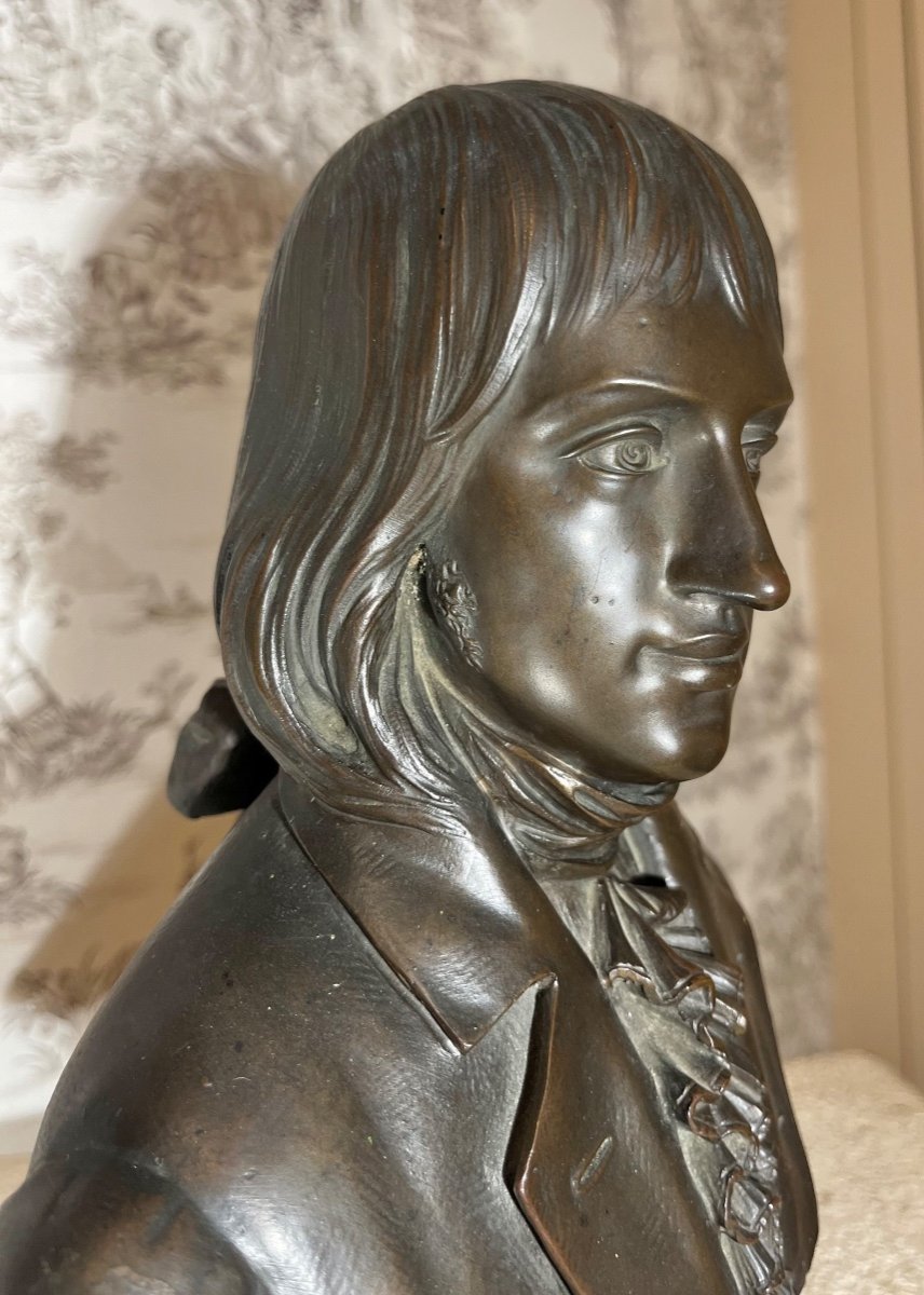 Proantic: Buste en bronze de Philippe Lebon XIXeme