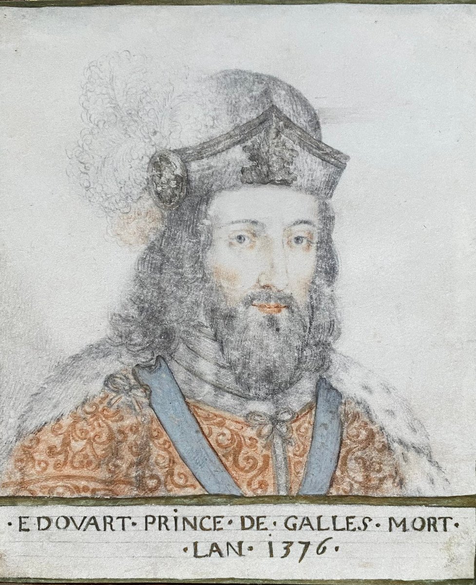 Proantic: Thierry Bellangé (1594-1638), Portrait Of Edward Prince Of