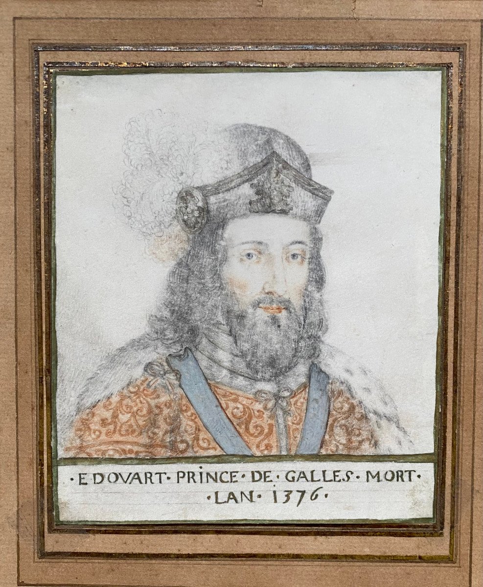 Proantic: Thierry Bellangé (1594-1638), Portrait Of Edward Prince Of