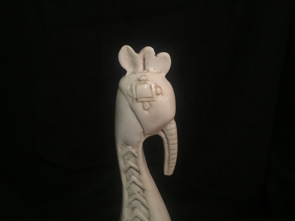 Proantic: Carved Ivory Bird, Africa, 20th Century