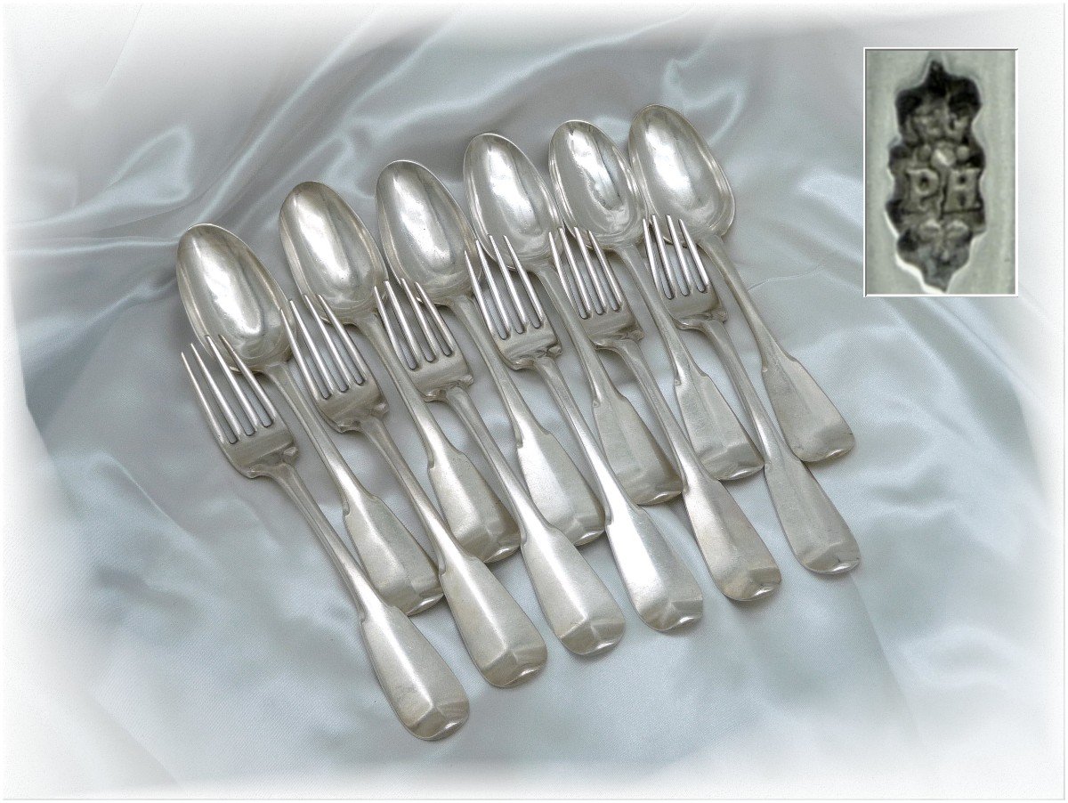 Proantic: Pierre IX Hanappier - Housewife With Six Place Settings 18th