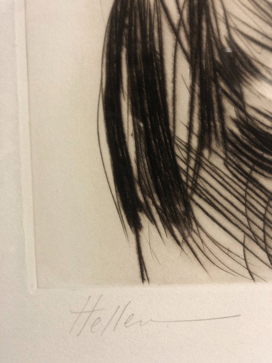 Proantic: Paul Cesar HELLEU 1859-1927 Grande pointe sèche Nancy BORWI