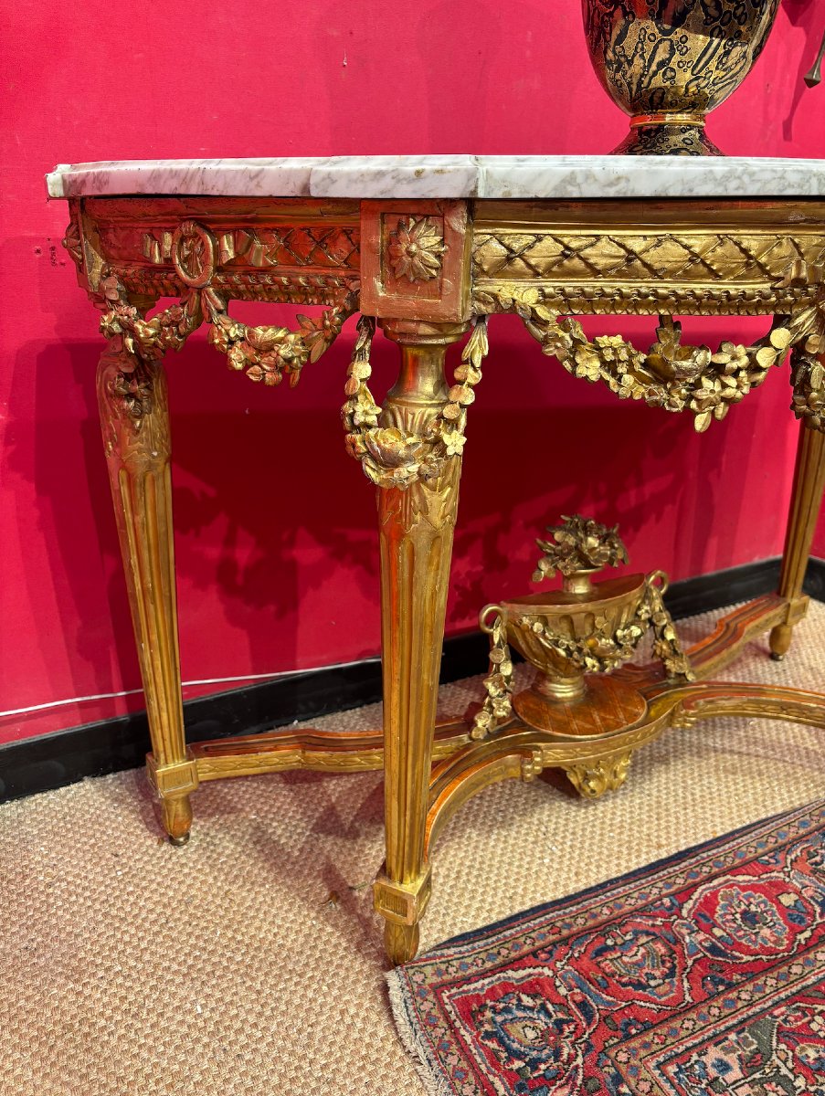 Proantic: Louis XVI-era Half-moon Console Table