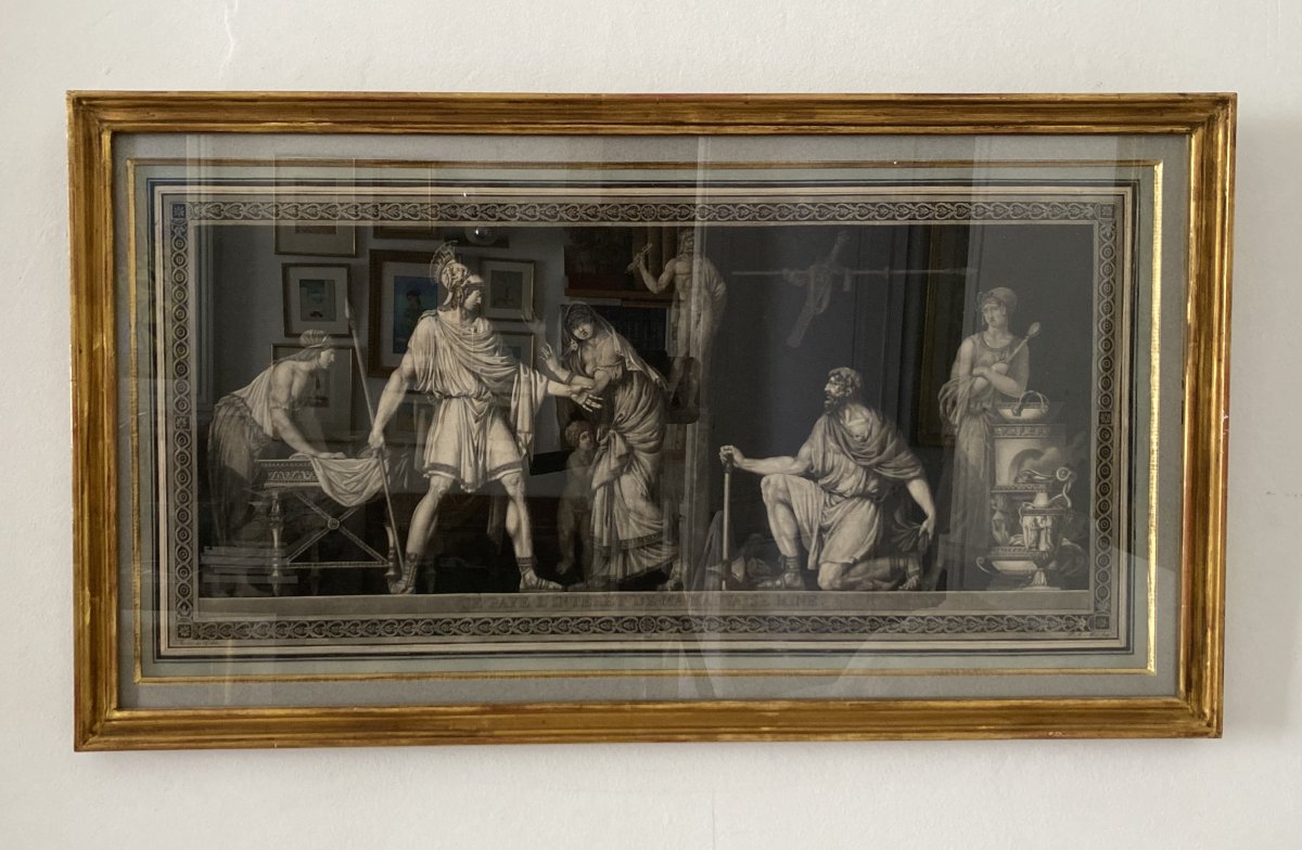 Proantic: Rare Paire De Gravures 18ème , scènes à l’antique , n