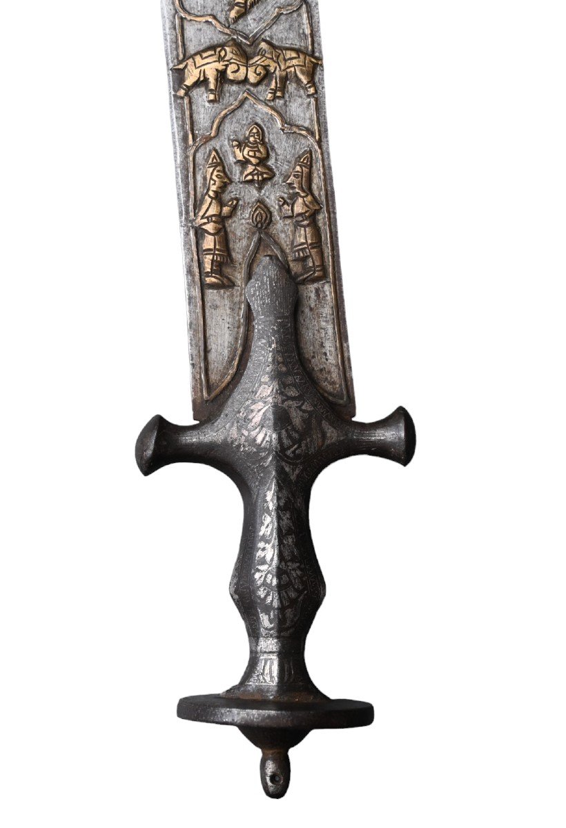 Proantic: Exceptional Old Indo-persian Sword From The 18th Century.