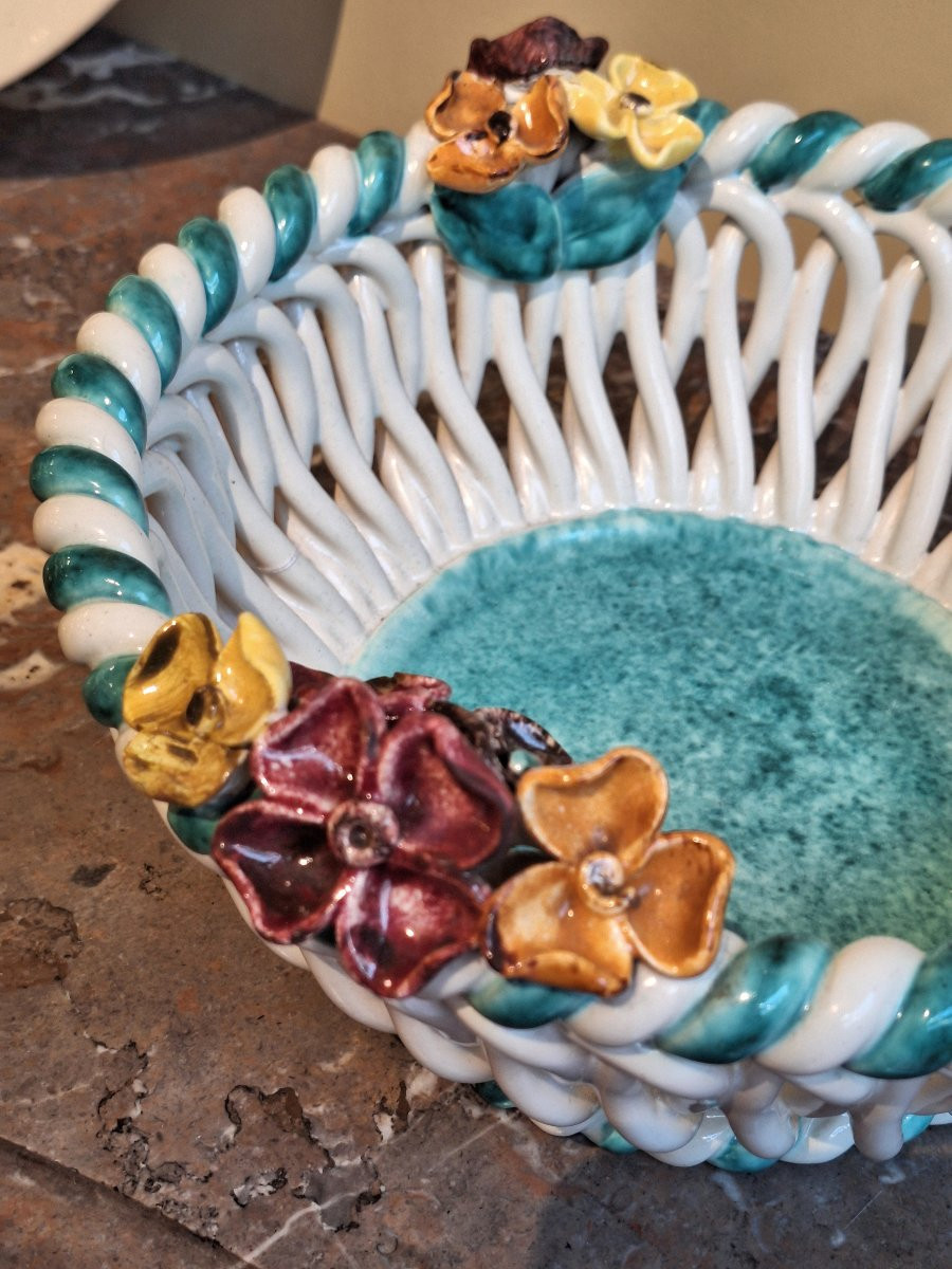 Proantic: Glazed Earthenware Bowl From Sainte Radegonde