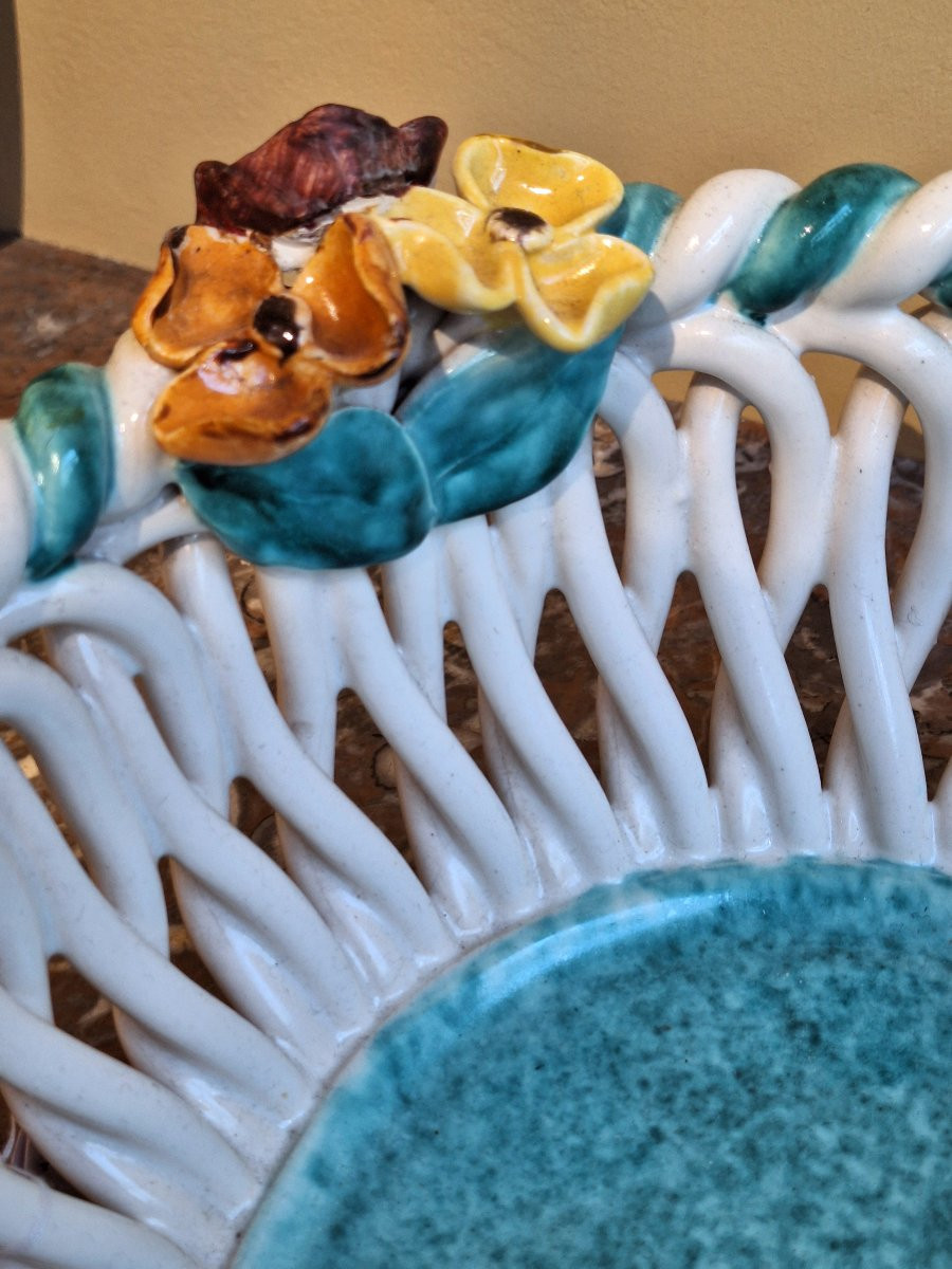 Proantic: Glazed Earthenware Bowl From Sainte Radegonde
