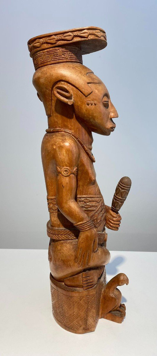 Proantic: Exceptional Ndop Kuba Statue From The Kuba Ndengese Shoowa T