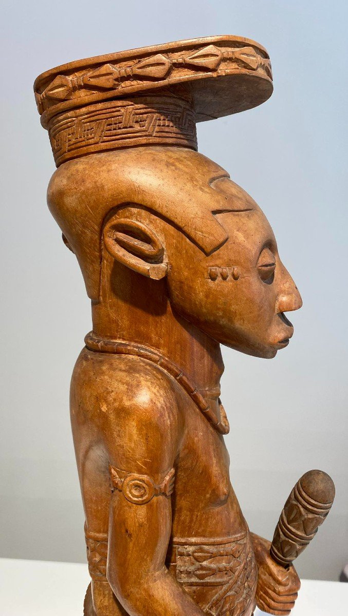 Proantic: Exceptional Ndop Kuba Statue From The Kuba Ndengese Shoowa T