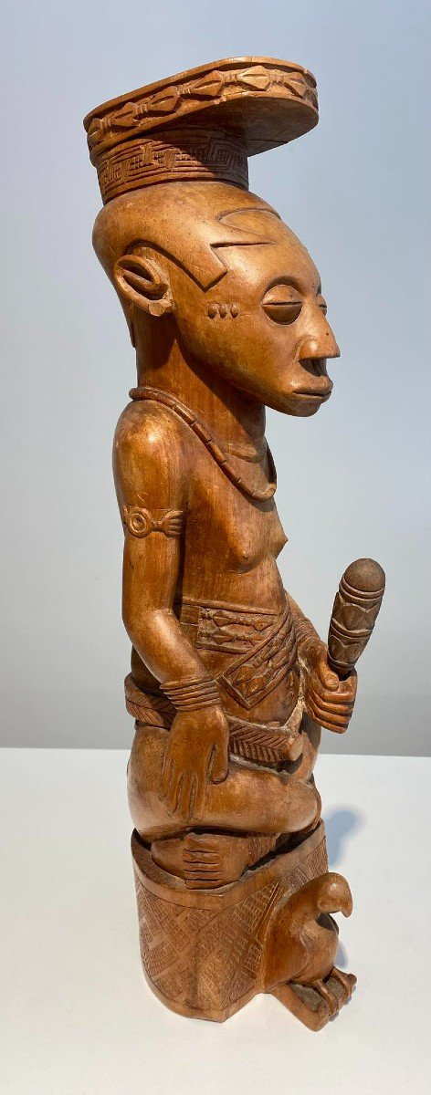 Proantic: Exceptional Ndop Kuba Statue From The Kuba Ndengese Shoowa T