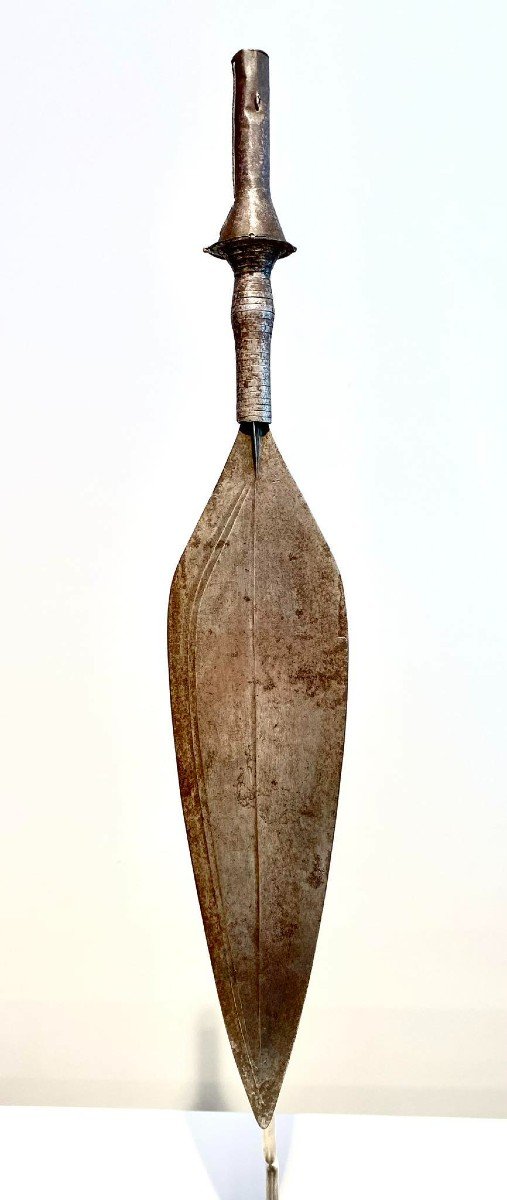 Proantic: Exceptionnel Rare Couteau De La Tribu Kota / Kele / Mbete