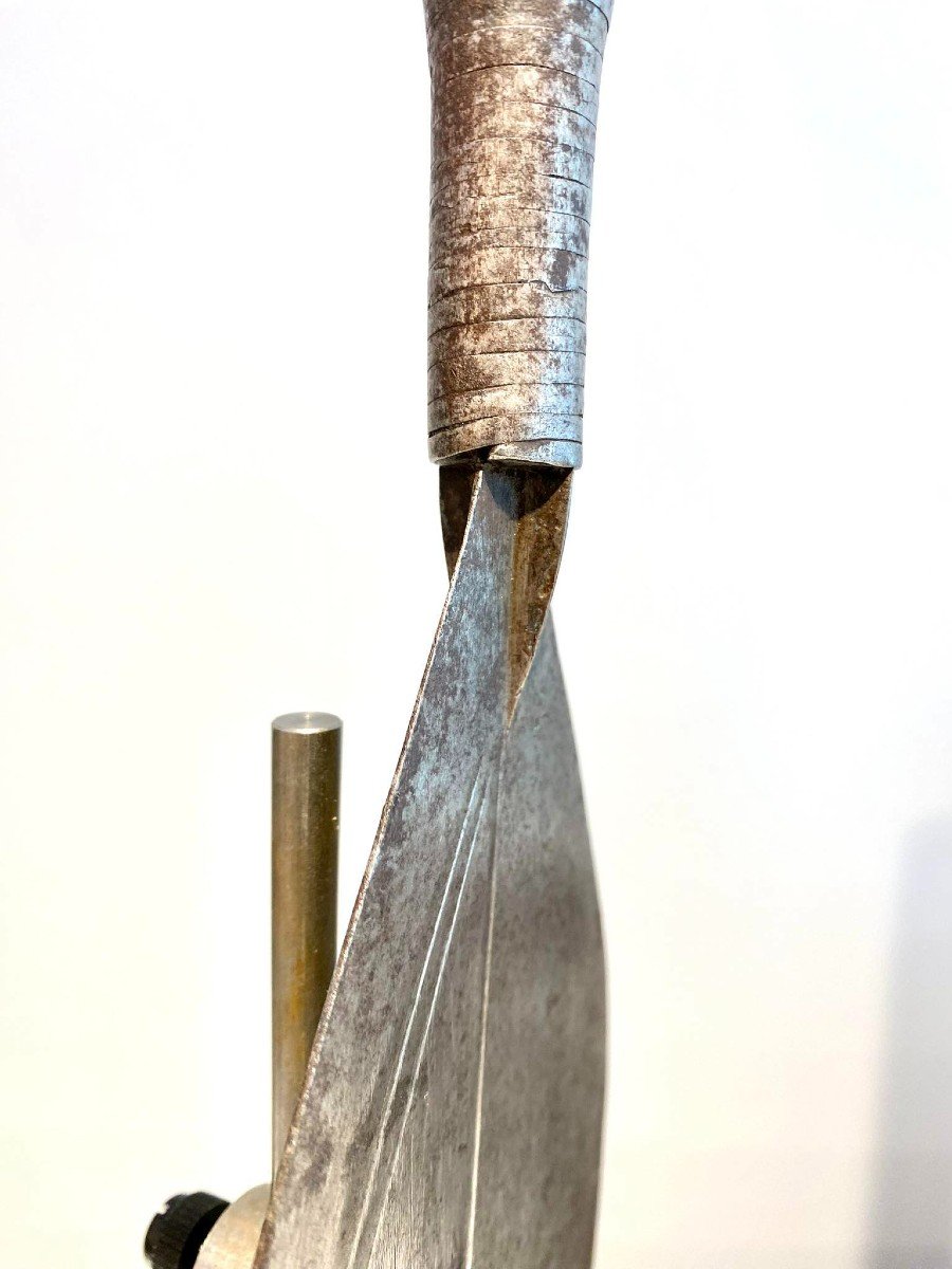 Proantic: Exceptionnel Rare Couteau De La Tribu Kota / Kele / Mbete