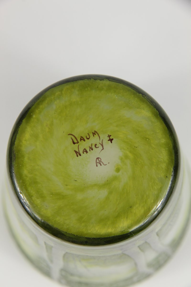 Proantic: Daum Nancy Vase (forest Scene)