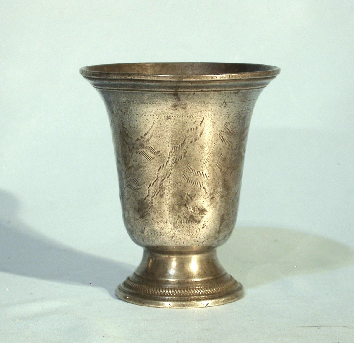 Proantic: Pewter Cup Paris (?), Early 19th Century