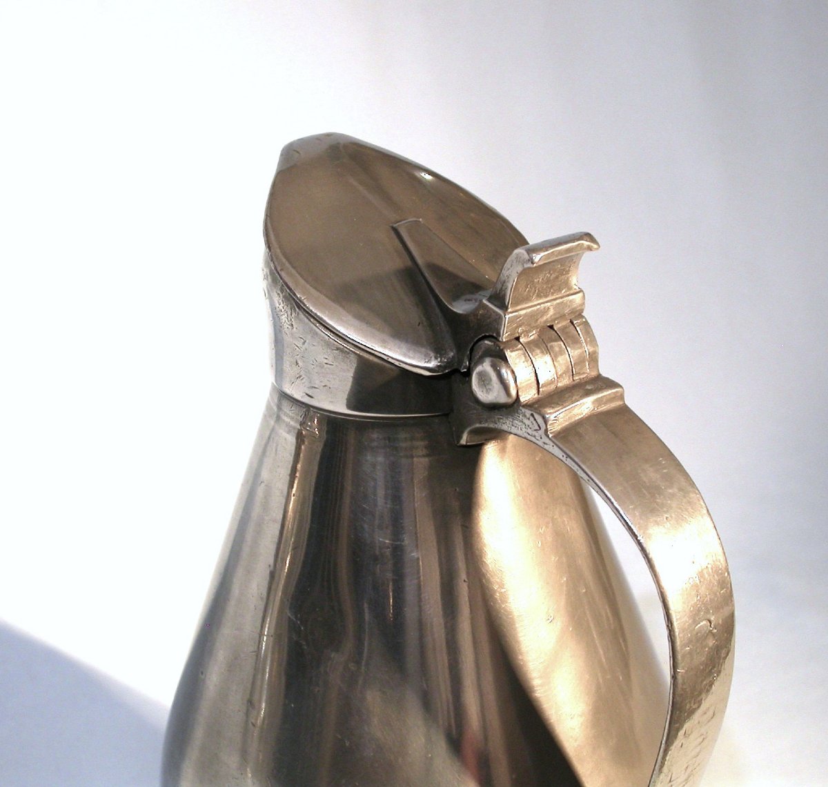 Proantic: Pewter Cider Jar - Lower Normandy, 19th Century.