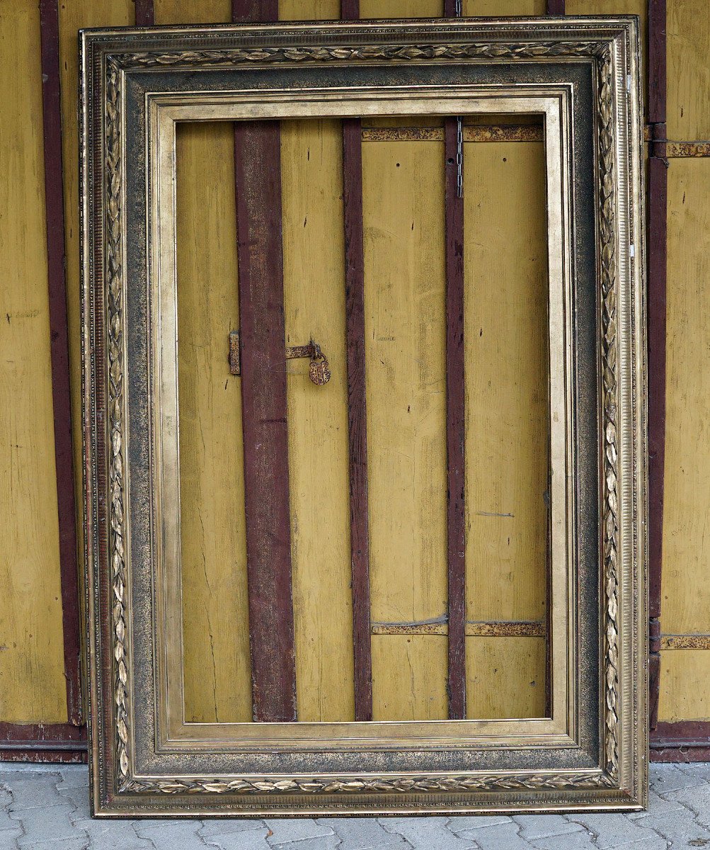 Proantic: Large Antique Golden Empire Ceremonial Frame 19th Century